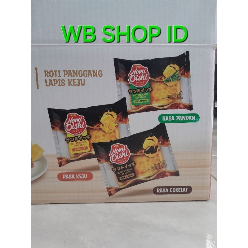 Jual OISHI ROTI PANGGANG 1 DUS Isi 60 pcs ( NOMI OISHI ) MIX VARIAN ...