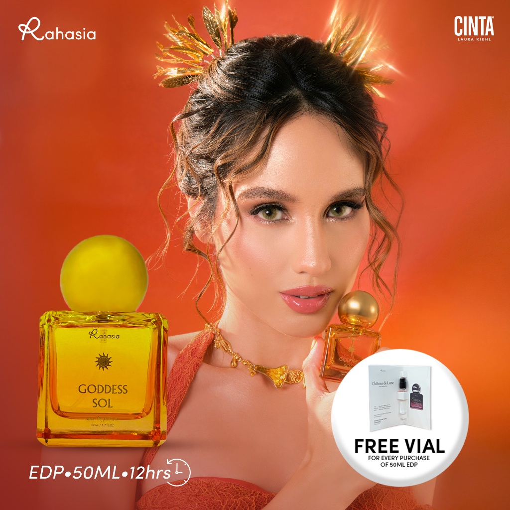 Jual Rahasia x Cinta Laura Goddess Sol EDP 50ML Parfum Tahan Lama 12 ...