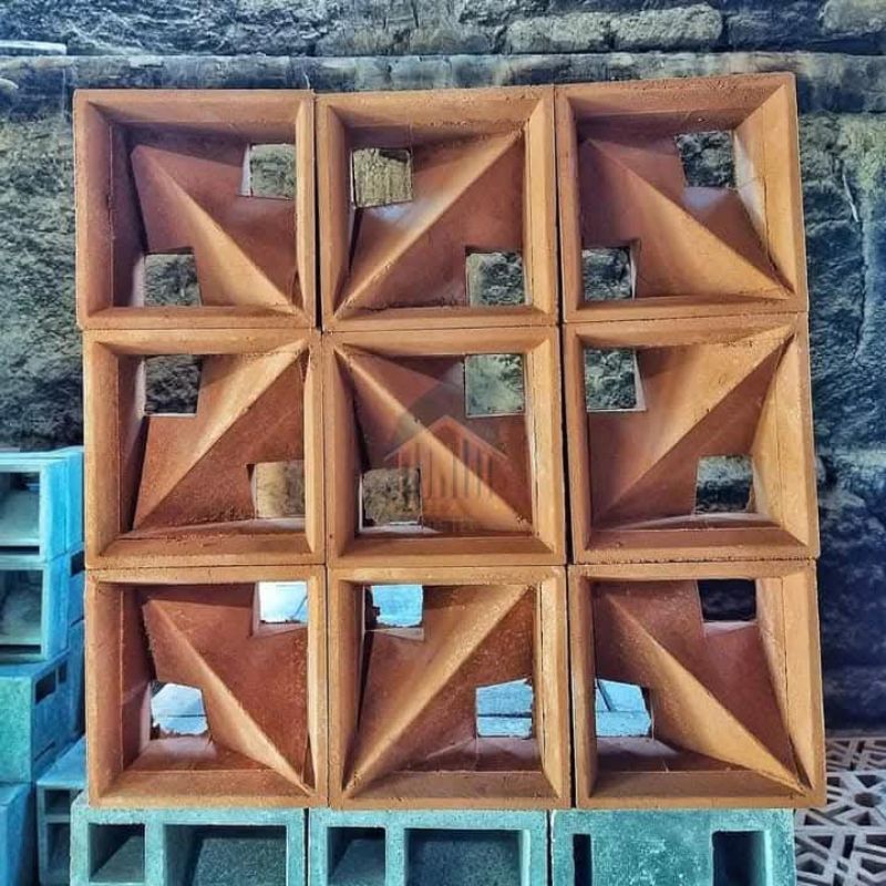 Jual ROSTER MINIMALIS panah (20x20)roster beton tarakota, loster beton ...