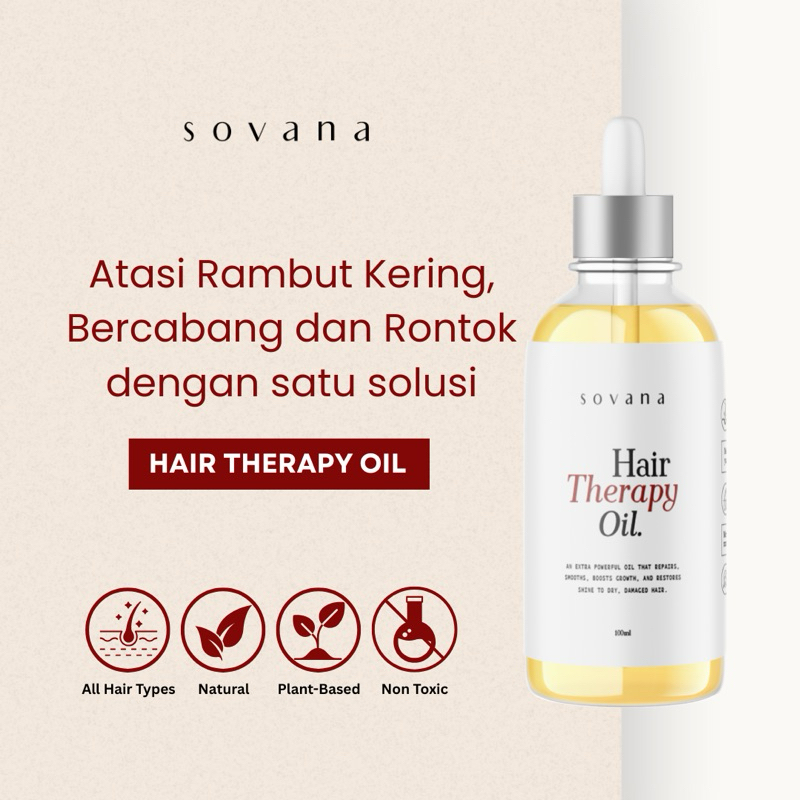 Jual Hair Therapy Oil - SOVANA | Hair Oil Resep Turun Temurun Oma ...