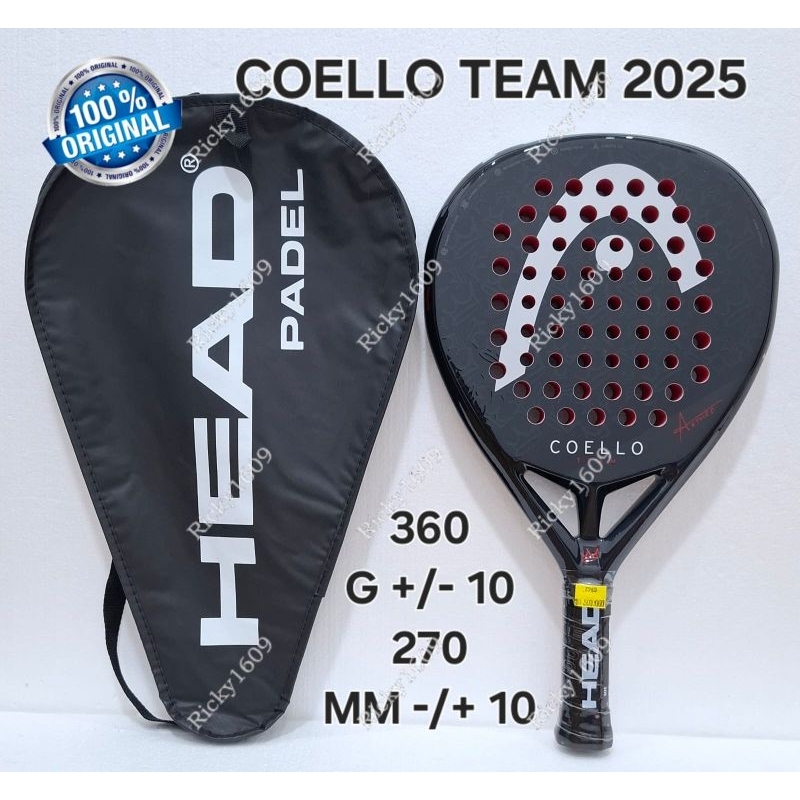 Jual HEAD PADEL RACKET COELLO TEAM 2025 / RAKET PADEL HEAD COELLO TEAM ...