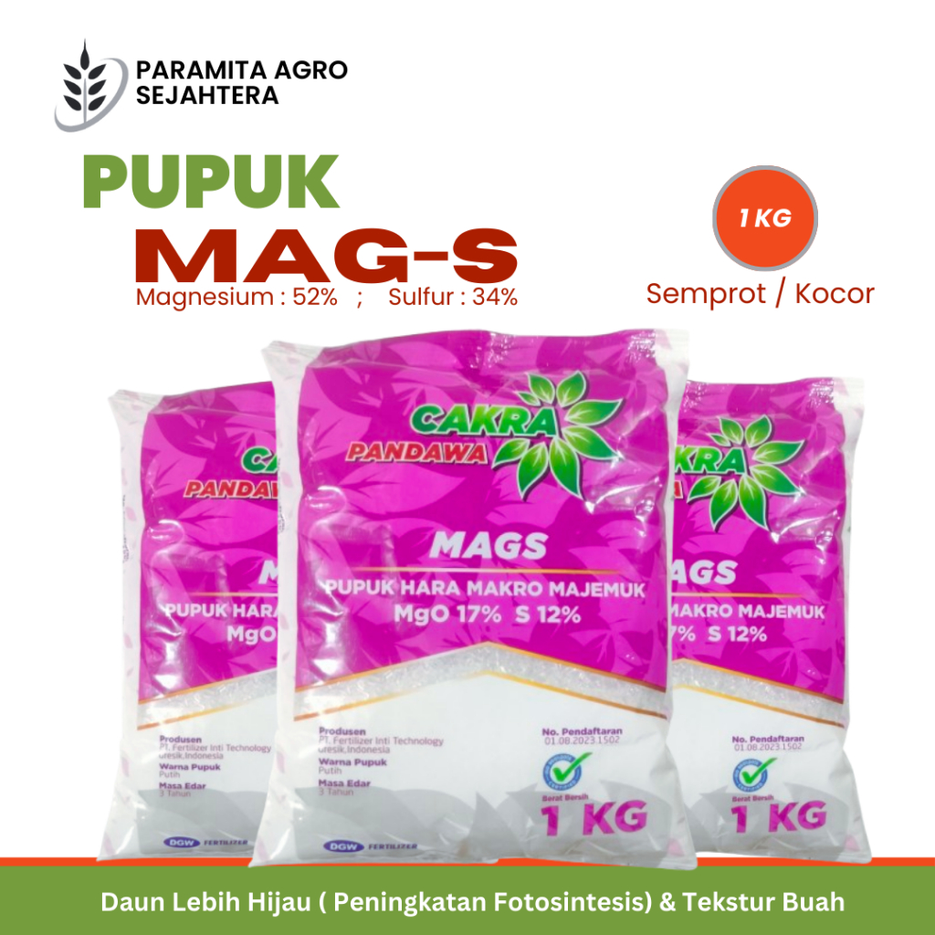 Jual PUPUK MAGNESIUM SULFAT (MAG-S) DGW FERTILIZER 1 KG | Shopee Indonesia