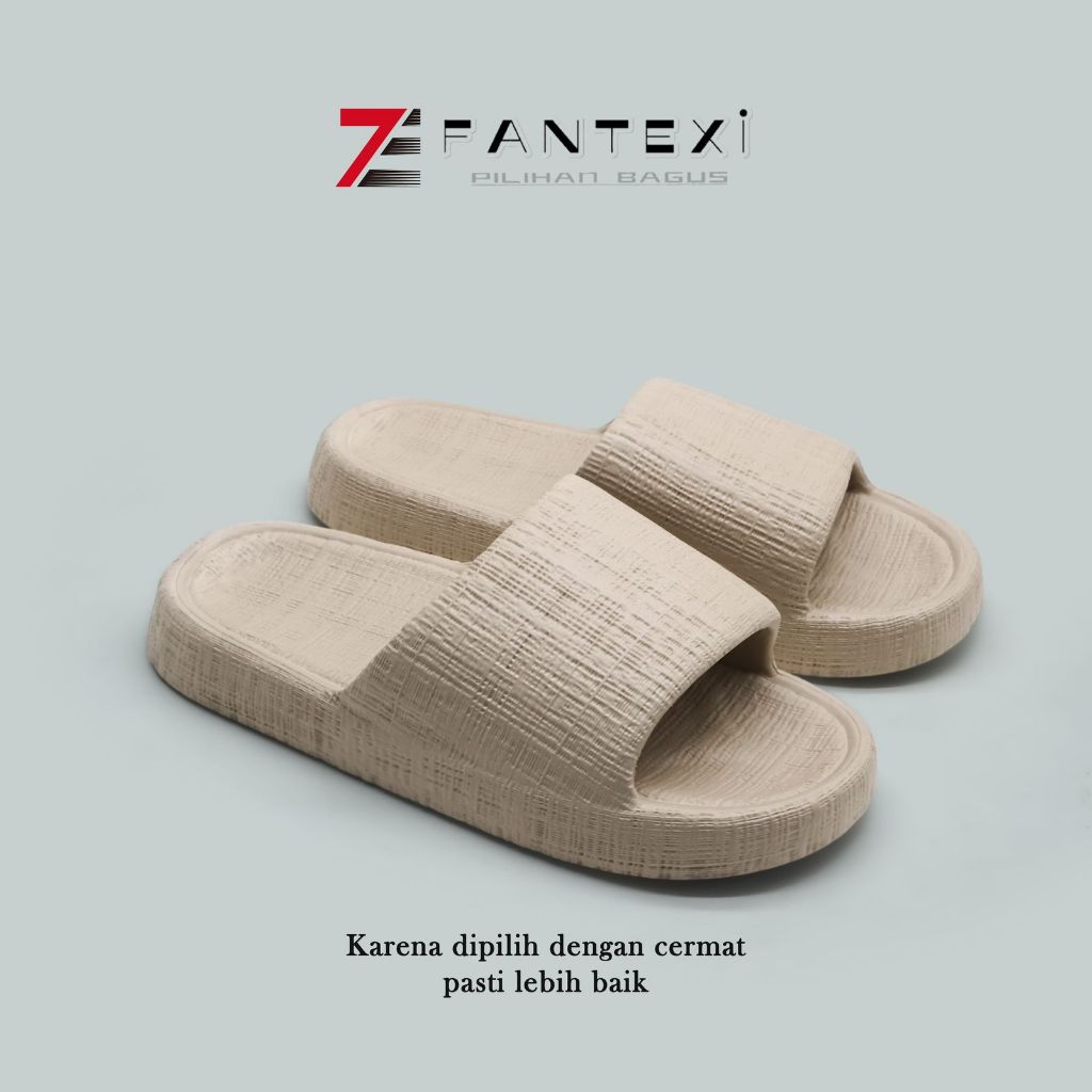 Jual Sandal wanita Selop Simpel Teplek polos Elegan Karet Model ...