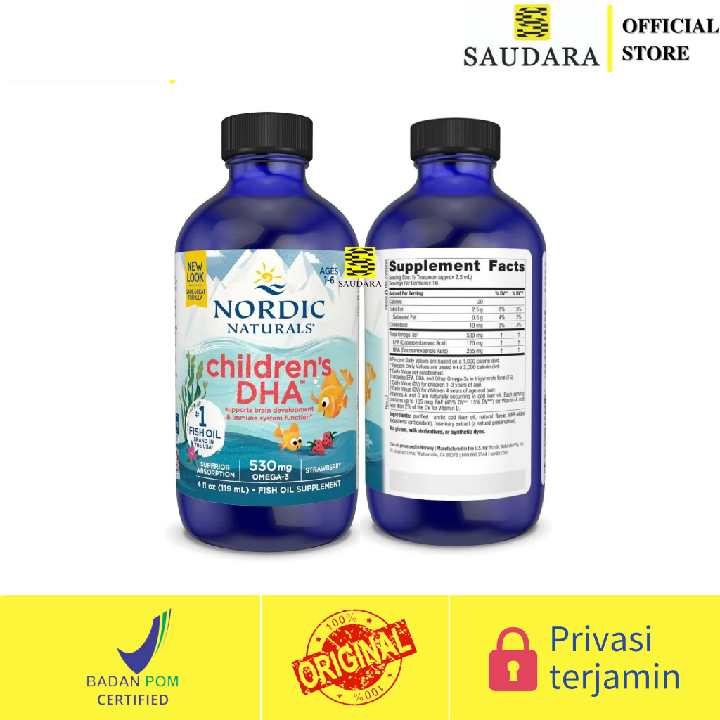 Jual Nordic Children's DHA (119 Ml) | Shopee Indonesia