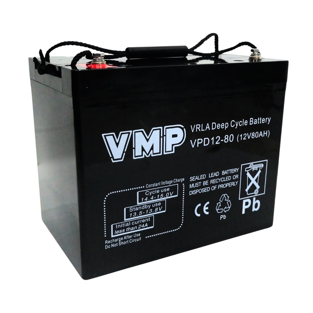 Jual Baterai Vrla Deep Cycle Vmp 80 Ah 12V / Aki Vrla Deep Cycle Vmp 80 Ah 12V | Shopee Indonesia