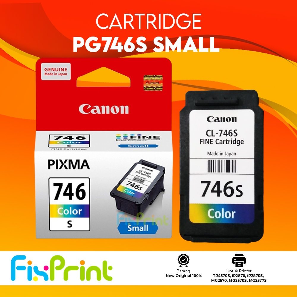 Jual Cartridge Original Canon CL 746s CL746S Color Tinta Canon iP2870 ...