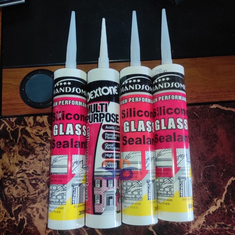 Jual lem kaca botol / silicon glass sealant / lem kaca botol handsome ...