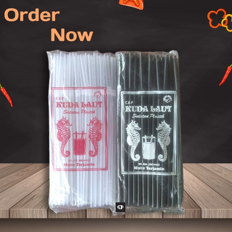 Jual Sedotan / Pipet PoP Ice / Jus Buah | Bengkok 6 mm | 1 pack ...