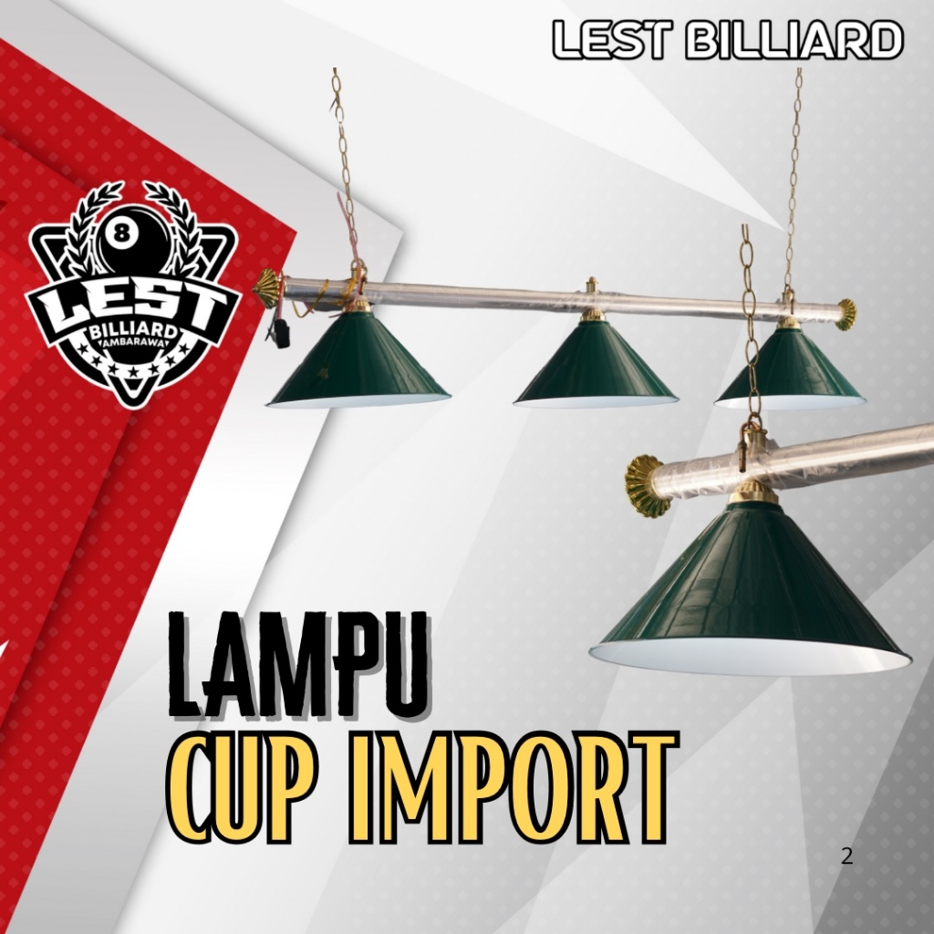 Jual LAMPU CUP IMPORT HIJAU PUTIH / Aestetik / klasik untuk meja ...