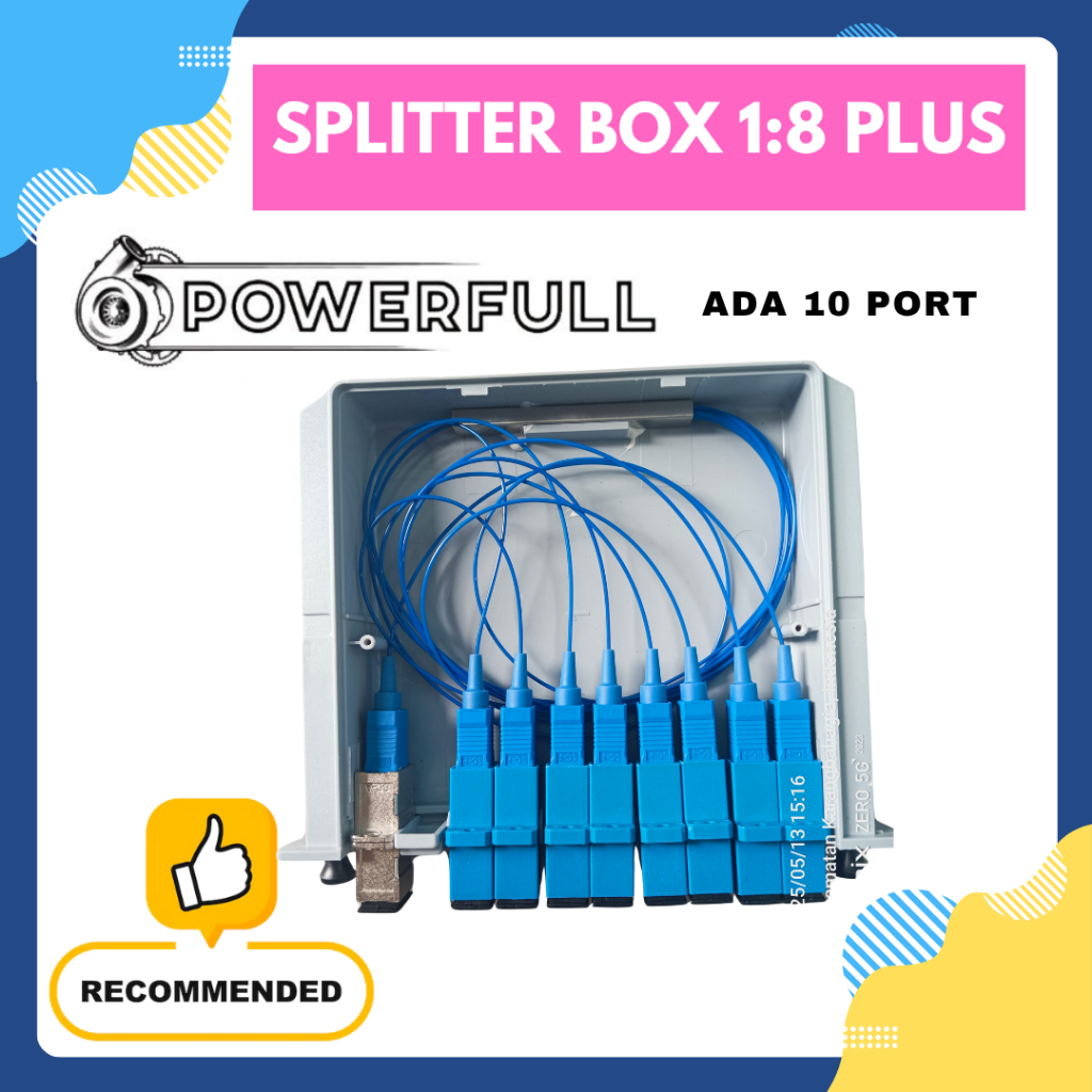 Jual POWERFULL SPLITTER BOX PLUS 1:8 - ORIGINAL | Shopee Indonesia
