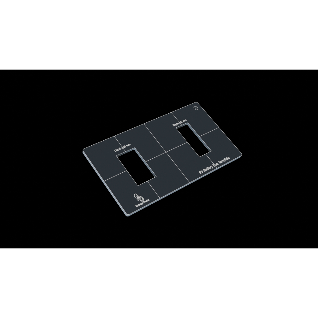 Jual Template Mal Cavity Box Baterai Battery Box 9v Kotak Gitar/Bass ...