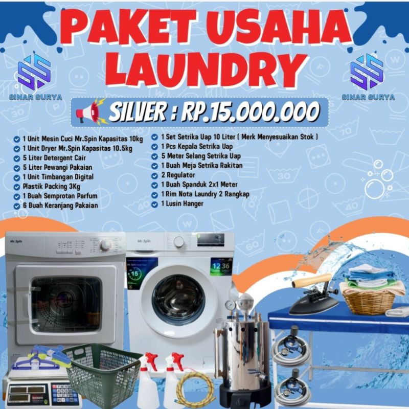 Jual Paket Laundry Silver (Pemula) | Shopee Indonesia