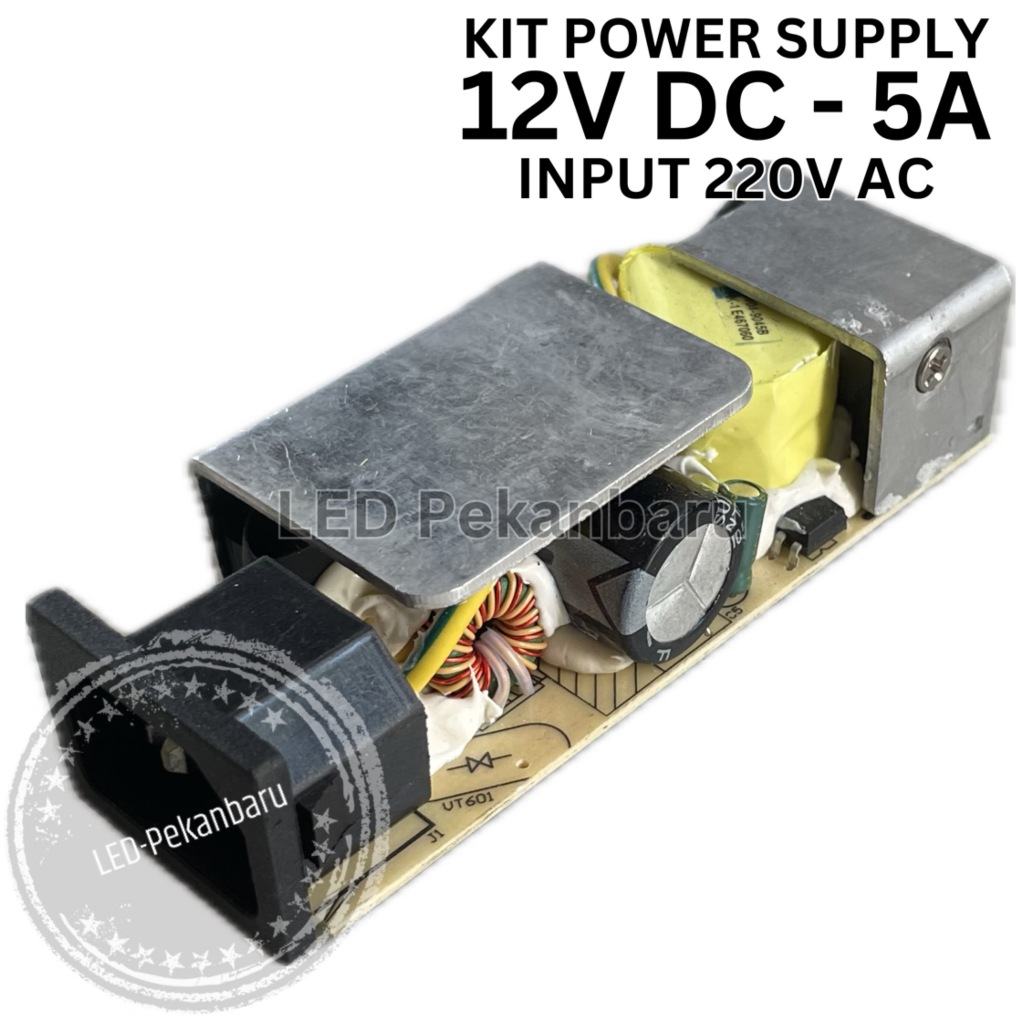 Jual POWER SUPPLY / PCB SMPS 12V DC 5A INPUT 110V - 220V AC ADAPTOR ...
