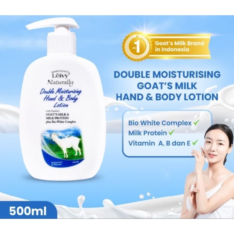 Jual Leivy Naturally Nourishing Hand & Body Lotion 500ml | Shopee Indonesia