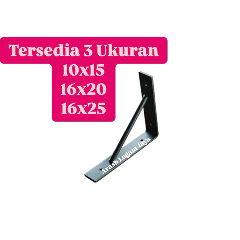 Jual Besi siku rak dinding serbaguna, bracket besi | Shopee Indonesia