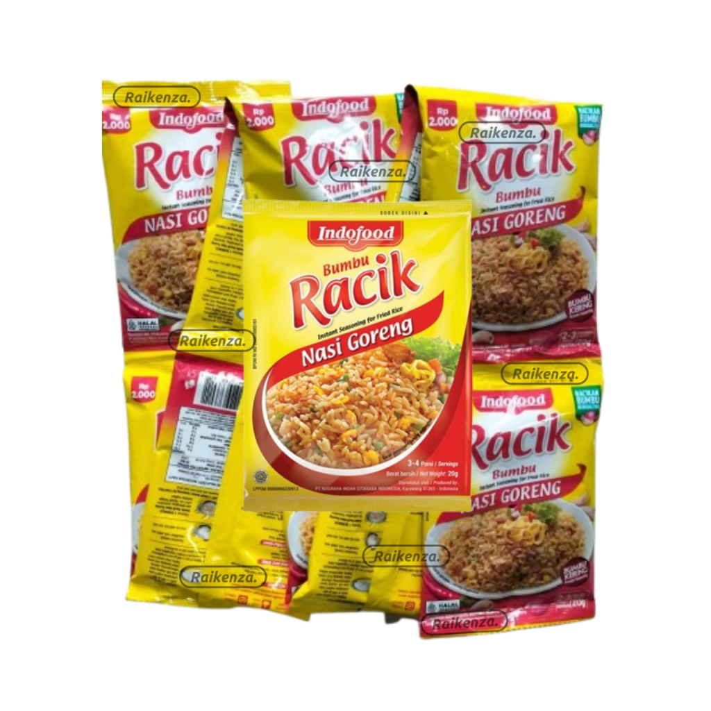 Jual Indofood Bumbu RACIK NASI GORENG 20gr 1 Renceng Isi 10 Pcs Sachet ...