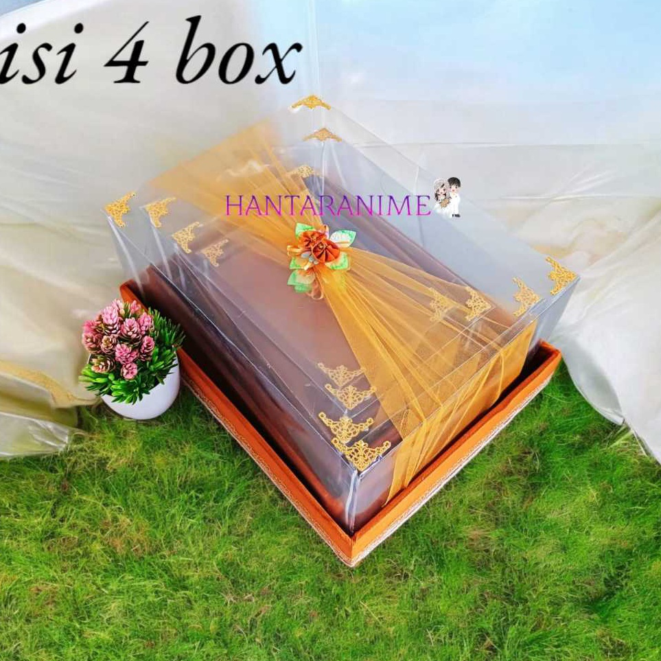 Jual KODE C1W Box Kotak Seserahan Pernikahan Satu Set Isi 4 Kotak ...