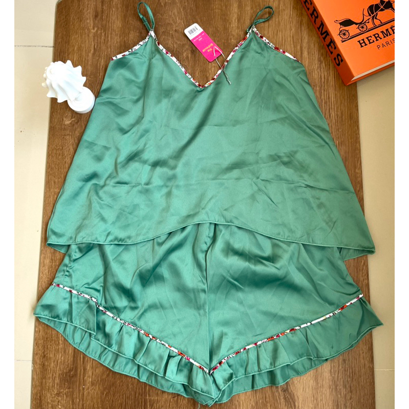 Jual THE BRAHOUSE SET LINGERIE HIJAU ATASAN YOU CAN SEE + CELANA PENDEK ...