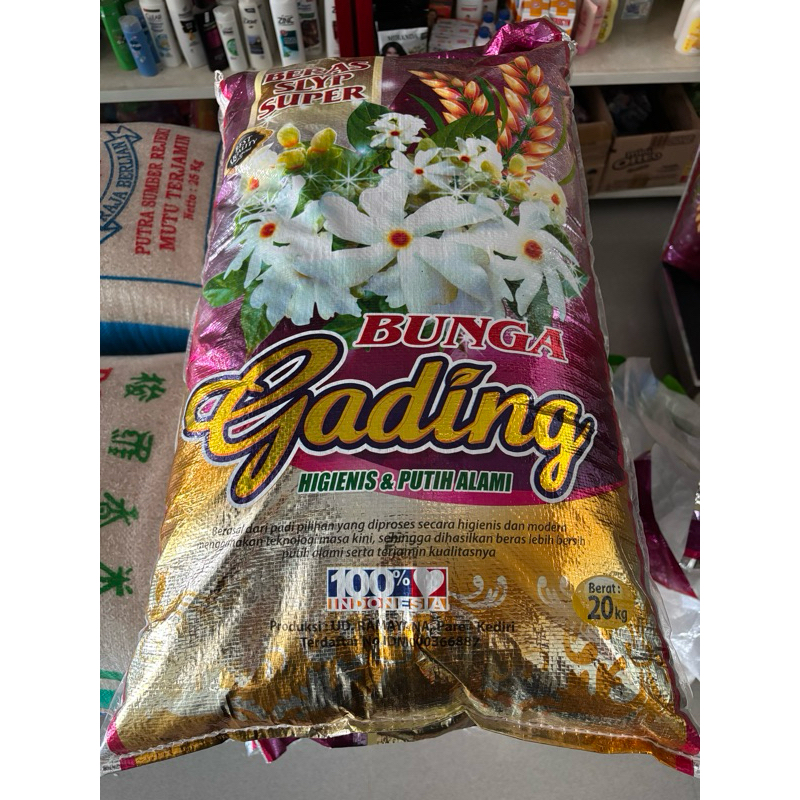 Jual beras bunga gading kemasan 20kg | Shopee Indonesia