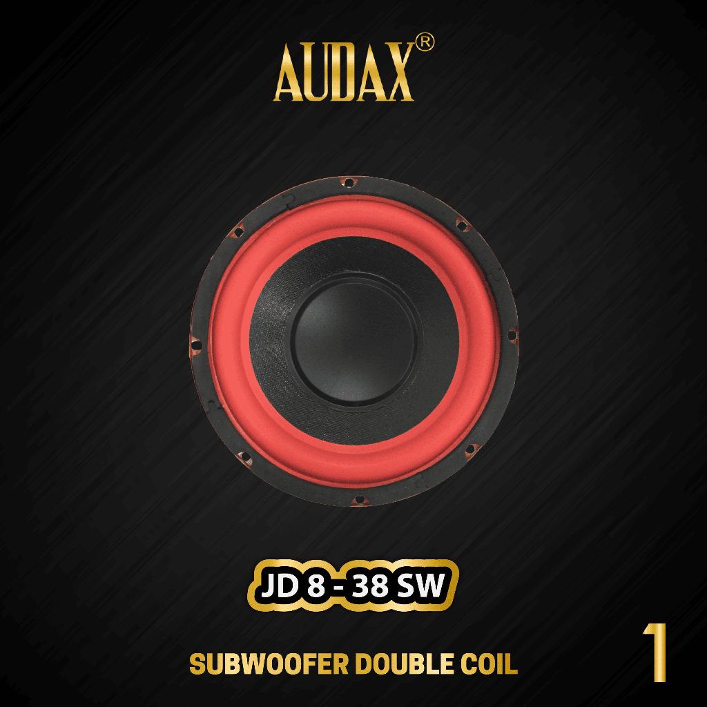 Jual Audax - Speaker Pasif 8'' JD 8 - 38 SW Sub Woofer Double Voice Coil | Shopee Indonesia