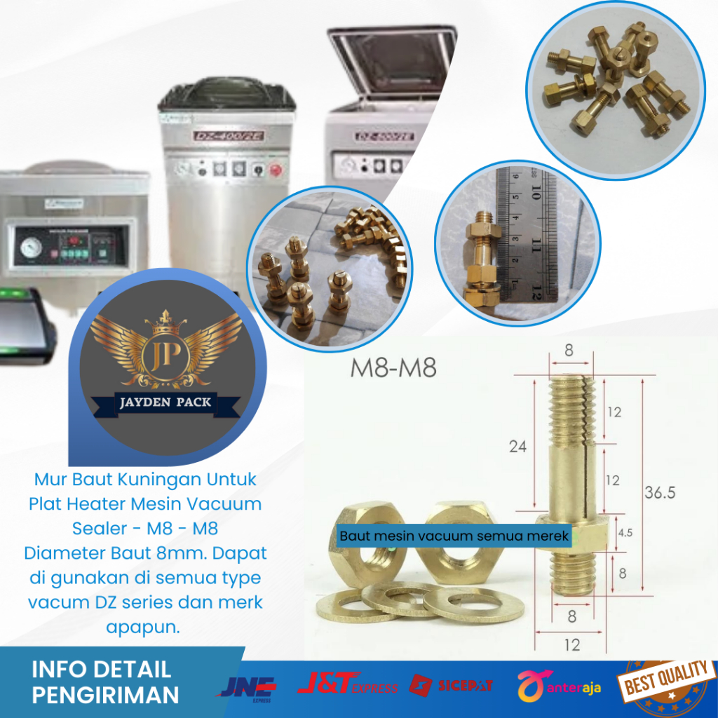Jual Baut mesin vacuum semua merek Untuk Plat Heater Mesin Vacuum ...