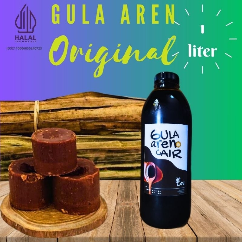 Jual Gula aren cair/brown sugar liquid 1liter | Shopee Indonesia