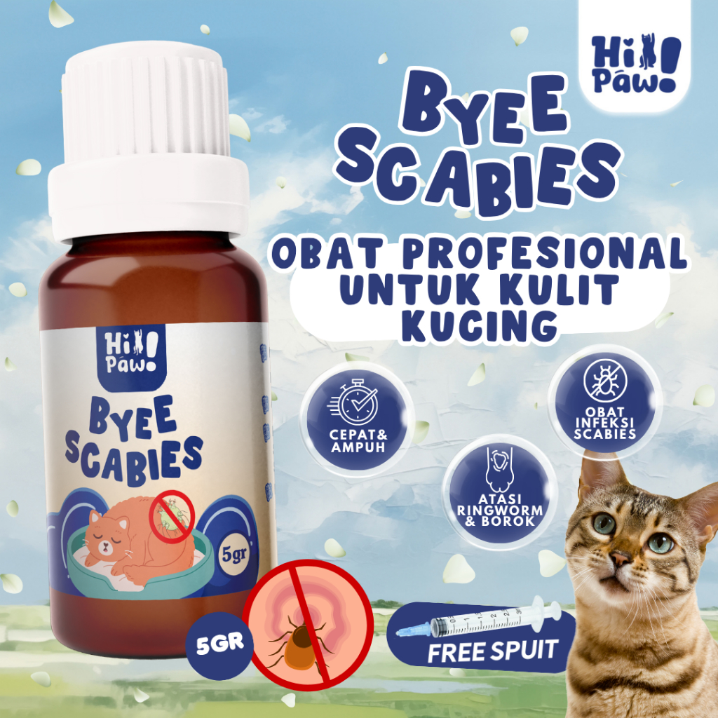 Jual Hi Paw Byee Scabies 5 gr - Mengatasi Masalah Kulit Anabul - Obat ...
