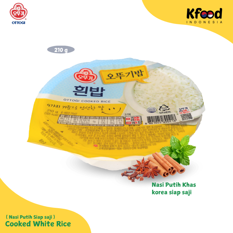 Jual Kfoodind - Ottogi Cooked White Rice - Nasi Putih Instant Korea ...
