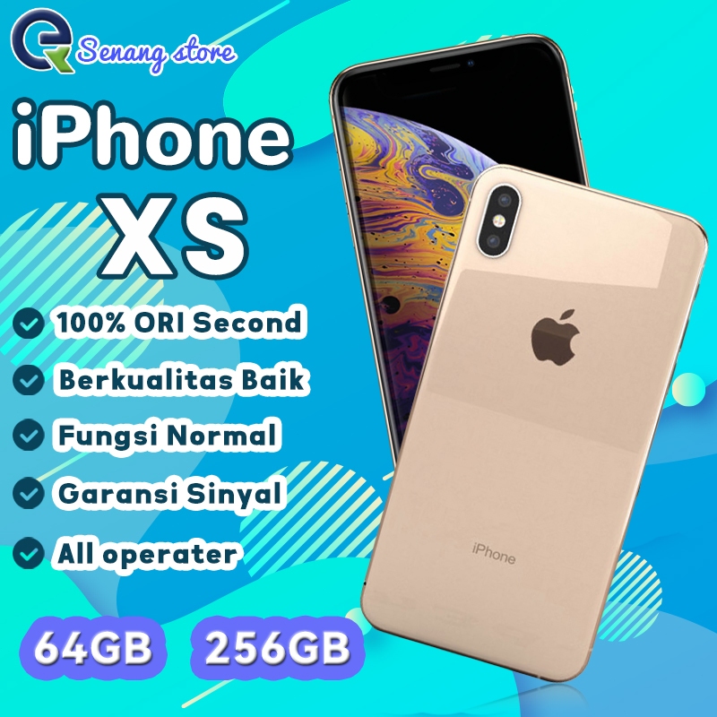 Jual iphone XS 64G 256G Second Fullset apple 100%ORI Asli good condition Unlocked Like New No ...