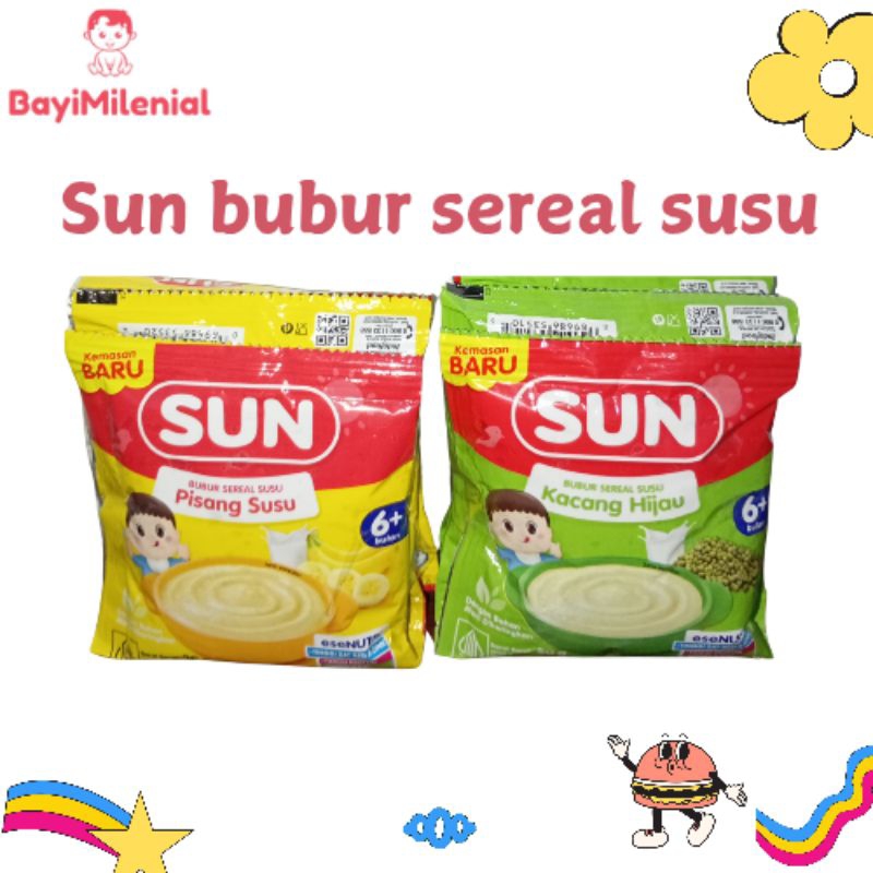 Jual sun bubur sereal susu sachet | Shopee Indonesia