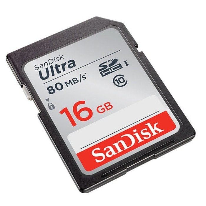 Jual SanDisk Ultra SDHC Class10 16 Gb 16GB 80 Mb/s Memory Card Camera ...