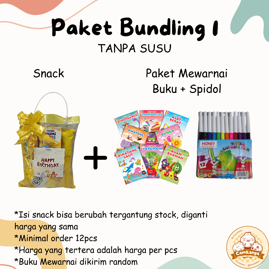 Jual Paket Bundling Snack Hampers Gift Souvenir Goodiebag Ulang Tahun ...