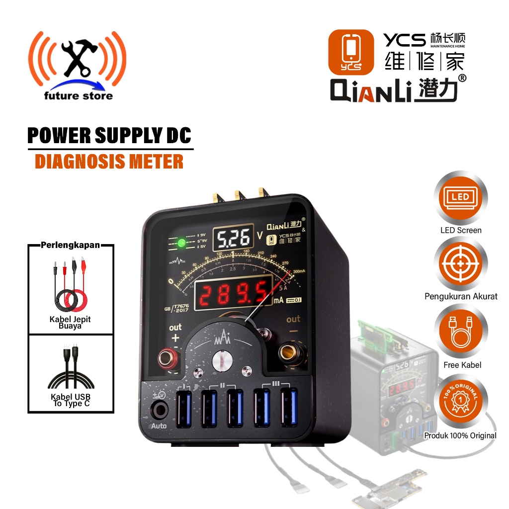 Jual Qianli YCS Individual Power Supply DC Diagnosis Meter MAI LT2 ...