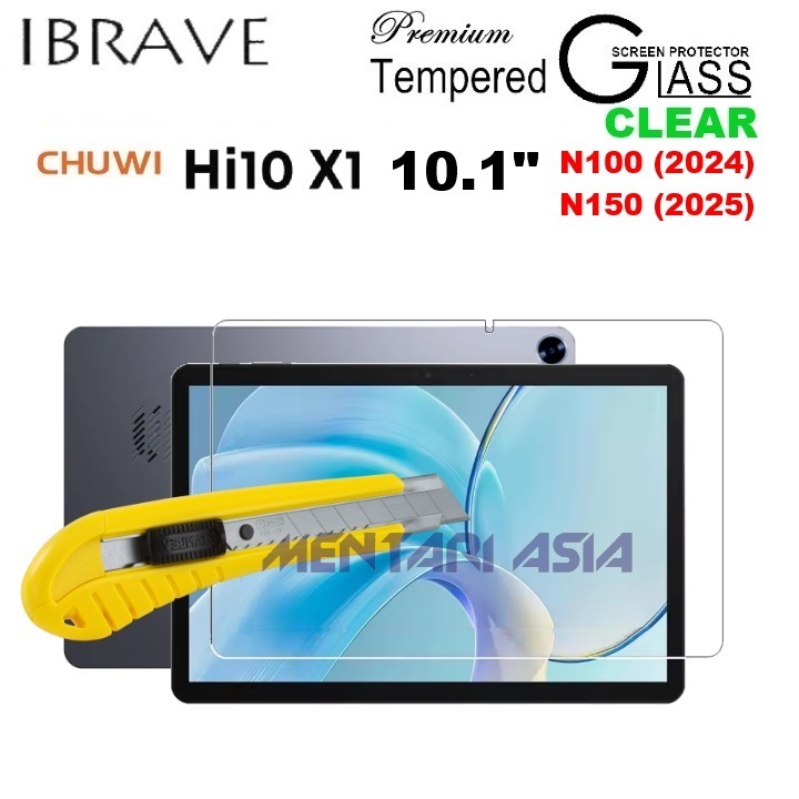 Jual Tempered Glass CHUWI Hi10 X1 10.1" (2024-2025) - iBRave PREMIUM Glass CLEAR | Shopee Indonesia