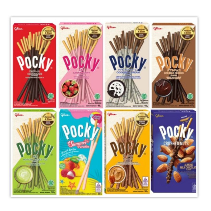 Jual Pocky Glico Cookies Cheesecake Choco Strawberry Chocolate Matcha ...