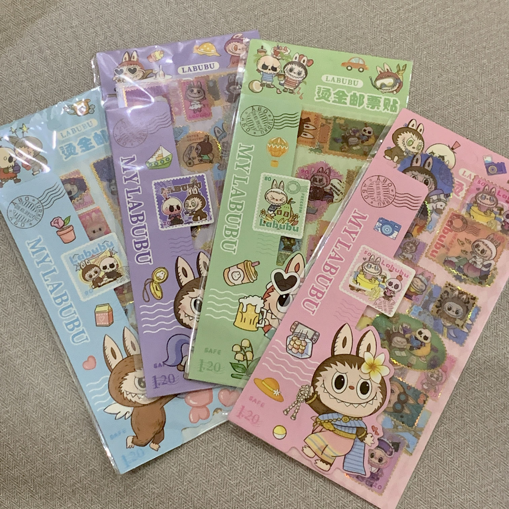 Jual Stamp Sticker Labubu | Stiker Perangko Labubu | Shopee Indonesia