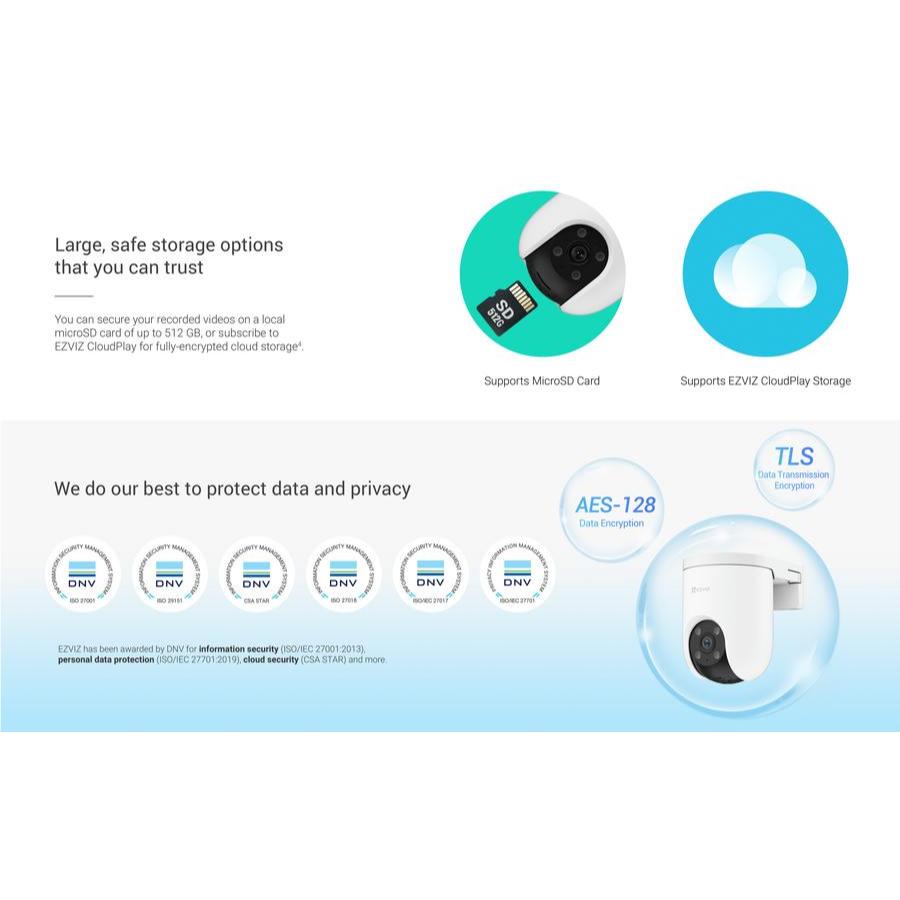 Jual Ezviz H8C 5MP 3K Smart Pan & Tilt IP Camera CCTV Outdoor WiFi ...