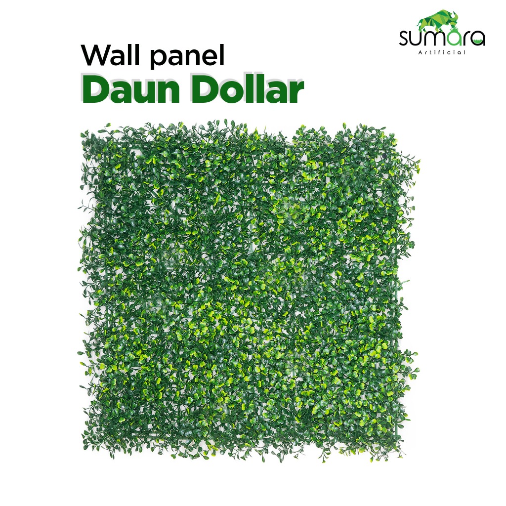 Jual Wall Panel Daun Dollar - Daun Arachis - Daun Sintetis Dinding ...