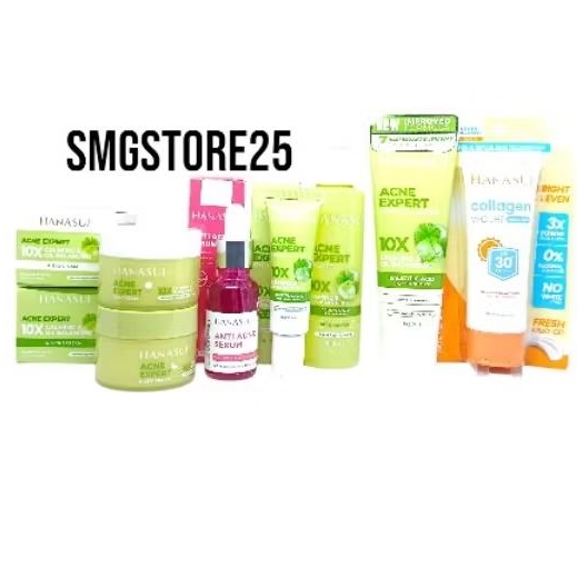 Jual Hanasui paket skincare acne expert untuk kulit berjerawat | Shopee ...