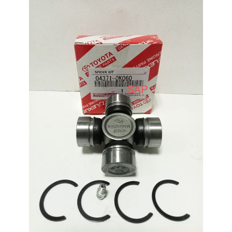 Jual CROSS JOINT KOPER SPIDER KIT TOYOTA INNOVA FORTUNER HILUX 04371-OK060 | Shopee Indonesia