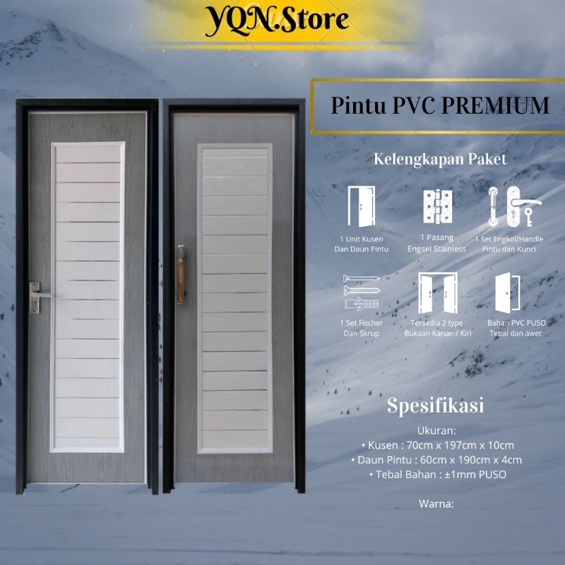 Jual Pintu WC Kamar Mandi PVC Tebal Full Panel My Door | Shopee Indonesia