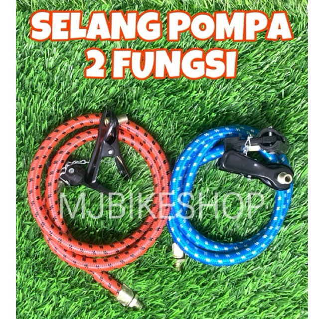 Jual SELANG POMPA ANGIN TABUNG KAIN BAN SEPEDA/MOTOR 2 FUNGSI BAGUS DAN ...