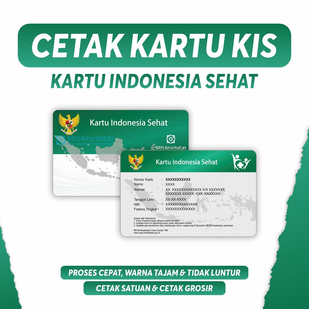 Jual Cetak Kartu KIS (Kartu Indonesia Sehat) | Shopee Indonesia