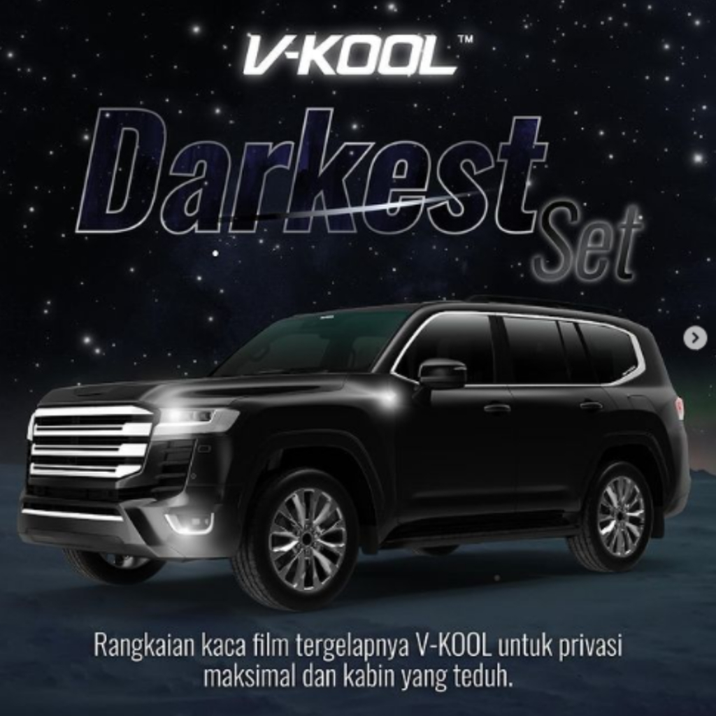 Jual Kaca Film V-KOOL Darkest Set DENZA D9 Full VK30 2 SBB dan 2 SBT X05 B X05 | Shopee Indonesia