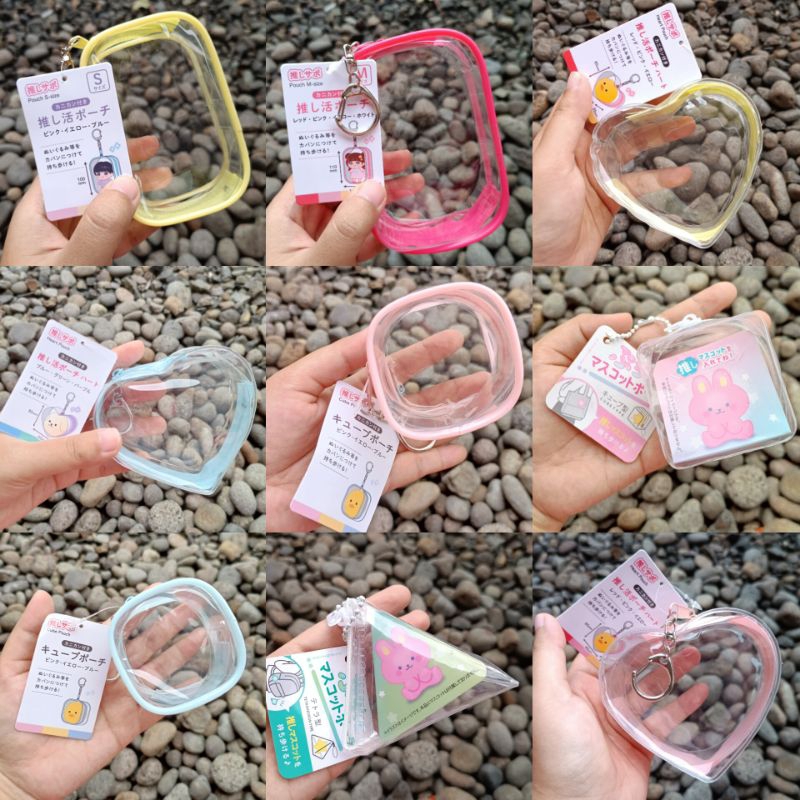 Jual Seria Daiso Watts Japan - Key Chain Clear Pouch | Shopee Indonesia