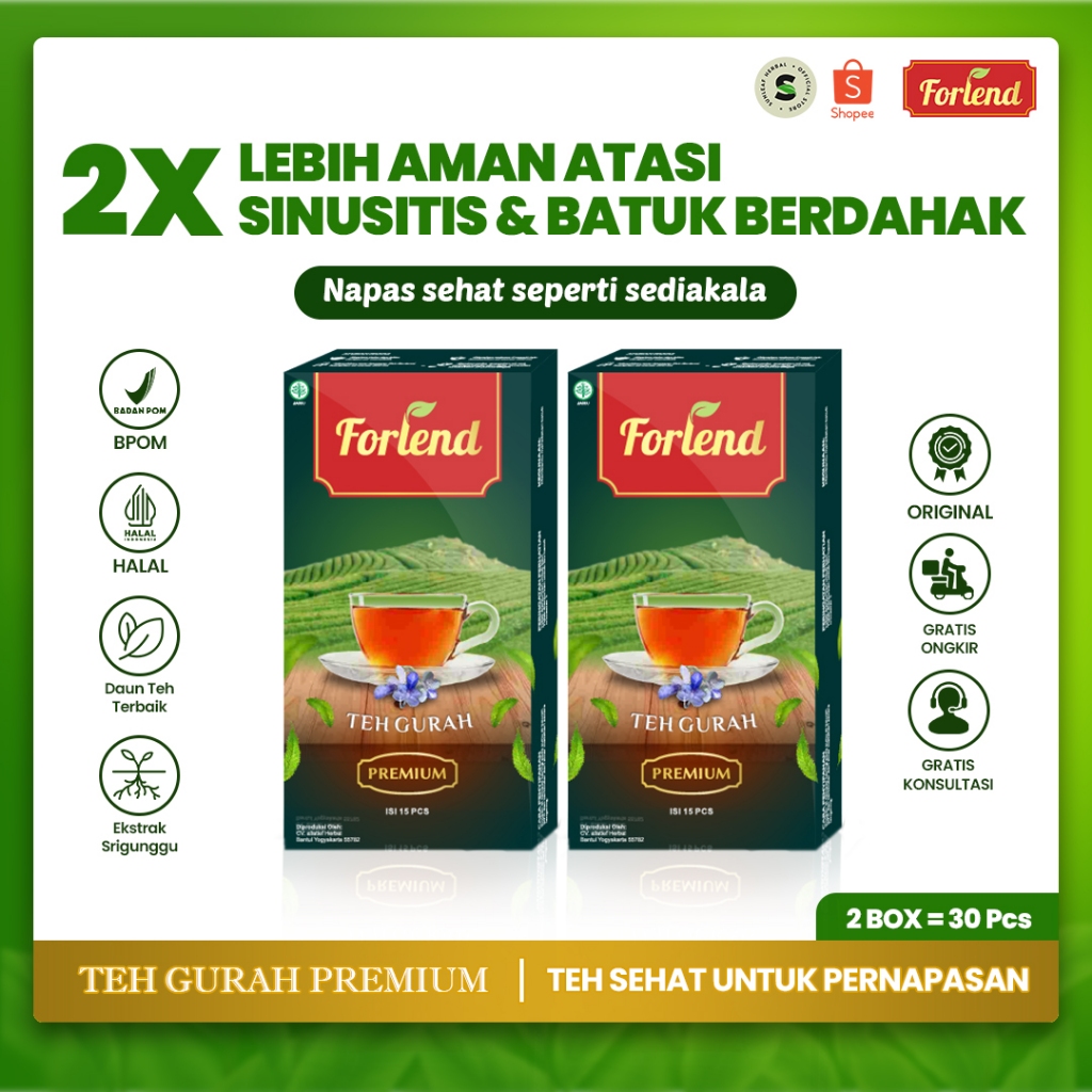 Jual FORLEND Alternatif Gurah Penghilang Lendir Dahak Detoks Sinusitis & Atasi Batuk Pilek ...