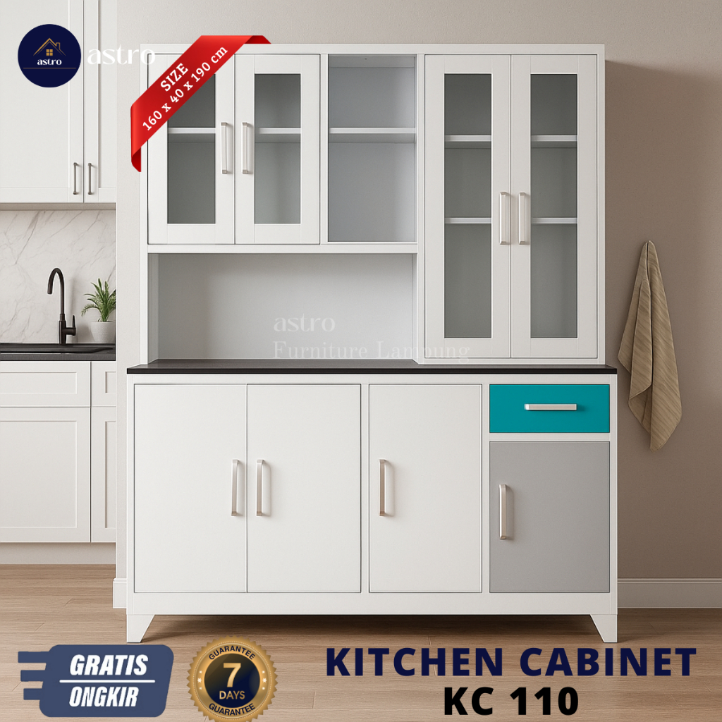 Jual ASTRO KC - KITCHEN CABINET BESI / LEMARI DAPUR BESI | Shopee Indonesia
