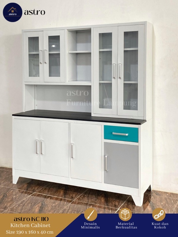 Jual ASTRO KC - KITCHEN CABINET BESI / LEMARI DAPUR BESI | Shopee Indonesia