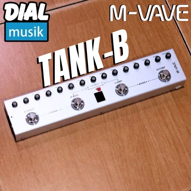 Jual M-Vave Tank B - Multi Effect Strip Bass / Multi Efek Bass / MVave ...