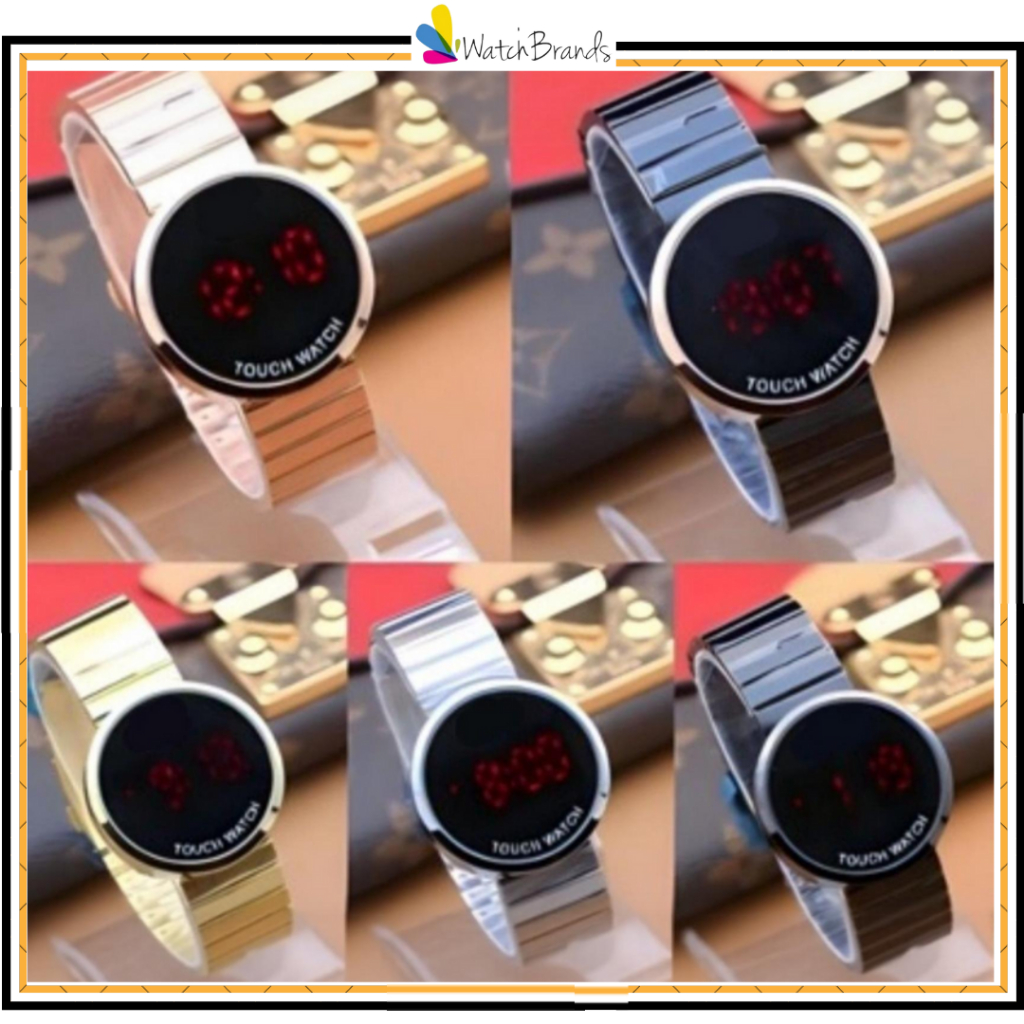 Jual WBS JAM TANGAN LED DIGITAL PRIA WANITA WATCH BULAT TOUCH SCREEN ...